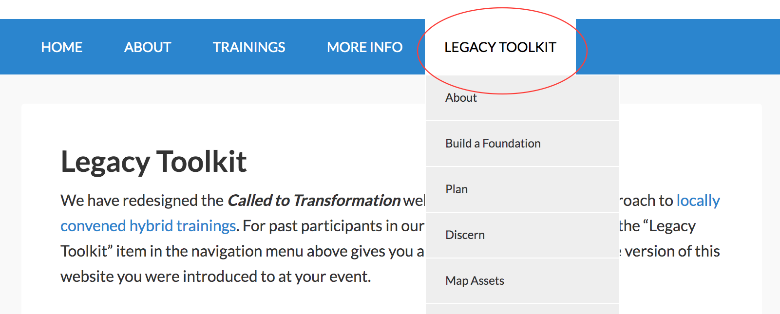 Legacy Toolkit